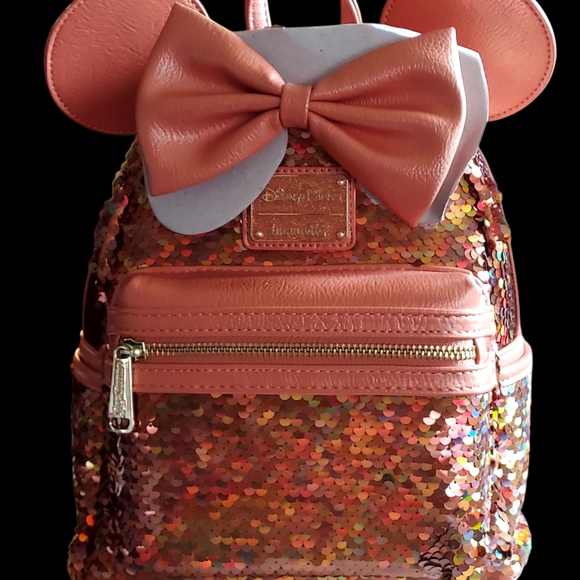 Loungefly | Accessories | Disney Minnie Orange Peach Punch Apricot ...